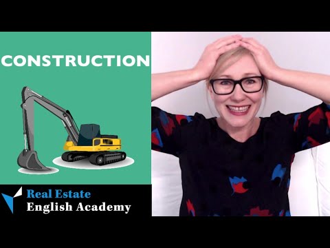 Real Estate English For Construction | CONSTRUCTION PHASES and Vocabulary In English