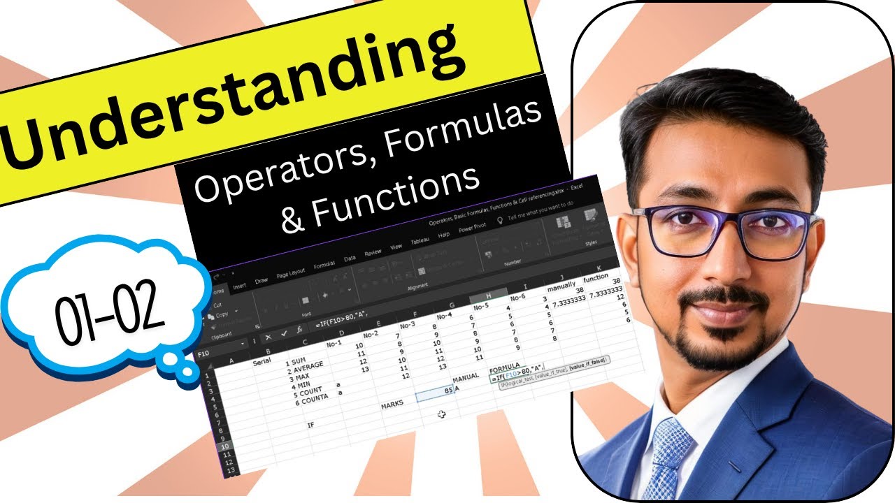 Module 01-02: Understanding Operators, Formulas & Functions