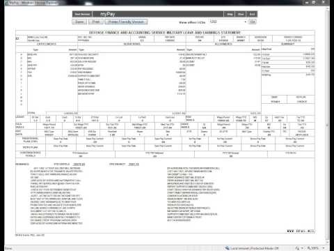What is a Leave and Earning Statement - LES?