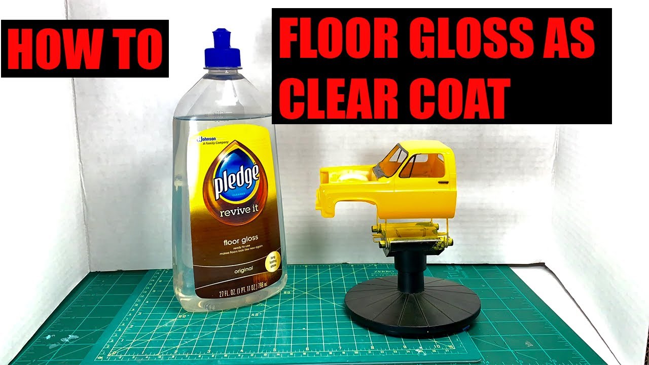 How To Airbrush Pledge Floor Gloss As Clear Coat On Plastic Scale Model kits