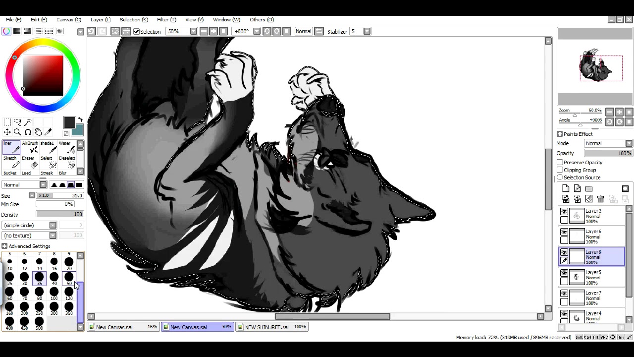 Wolf Speedpaint ~Gravity~