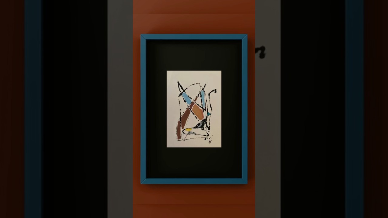 My abstract way of painting abstracts. #art #tutorial #artist #abstractart