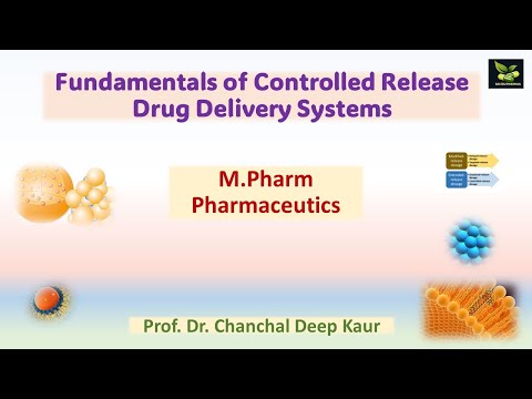 Unit 1 PCI syllabus Fundamentals of Controlled Release Drug Delivery Systems #saiedupharmaa