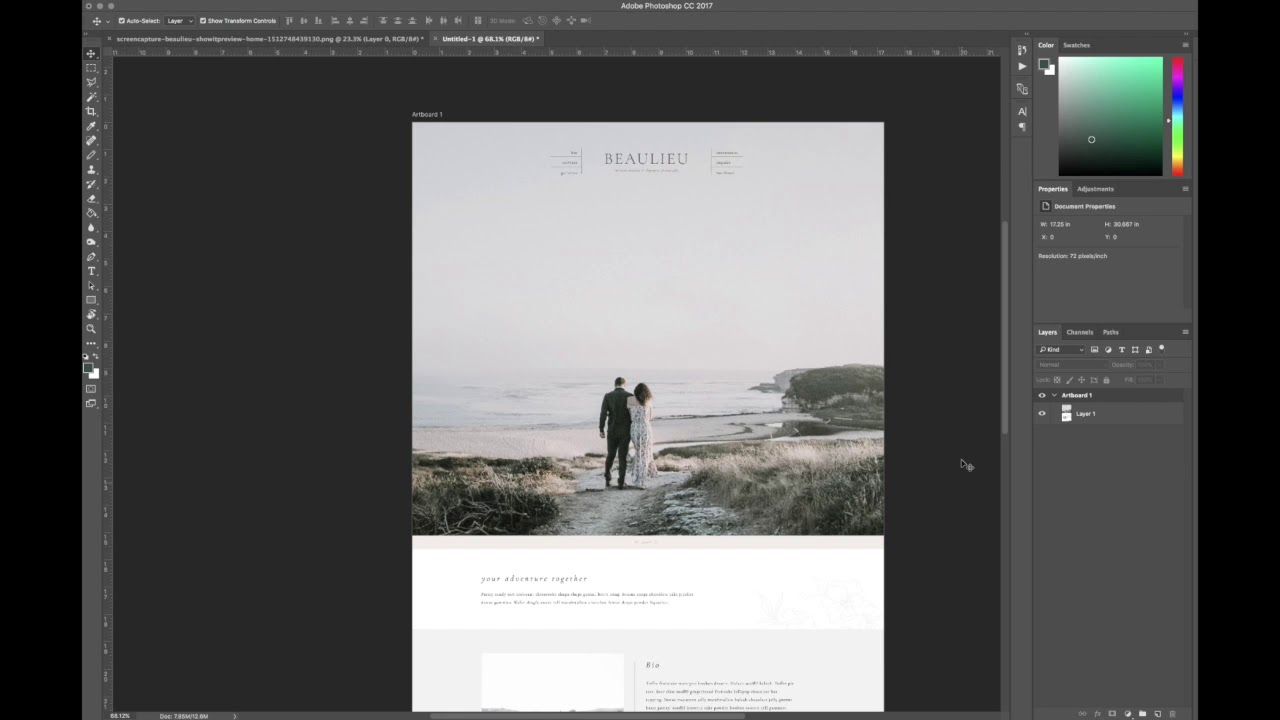 Website Scroll Animation for Instagram Stories