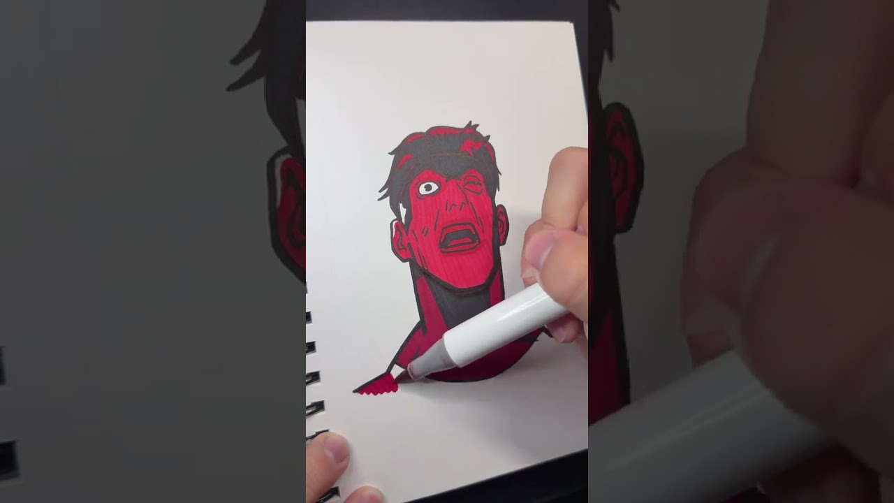 Invincible coloring tutorial 😰🥀