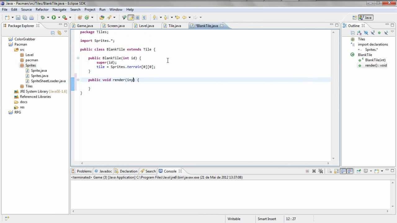 [WI] 030 - Pacman #5 (Java)