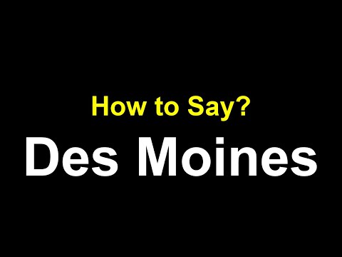 How to Pronounce Des Moines Correctly American & British Accent