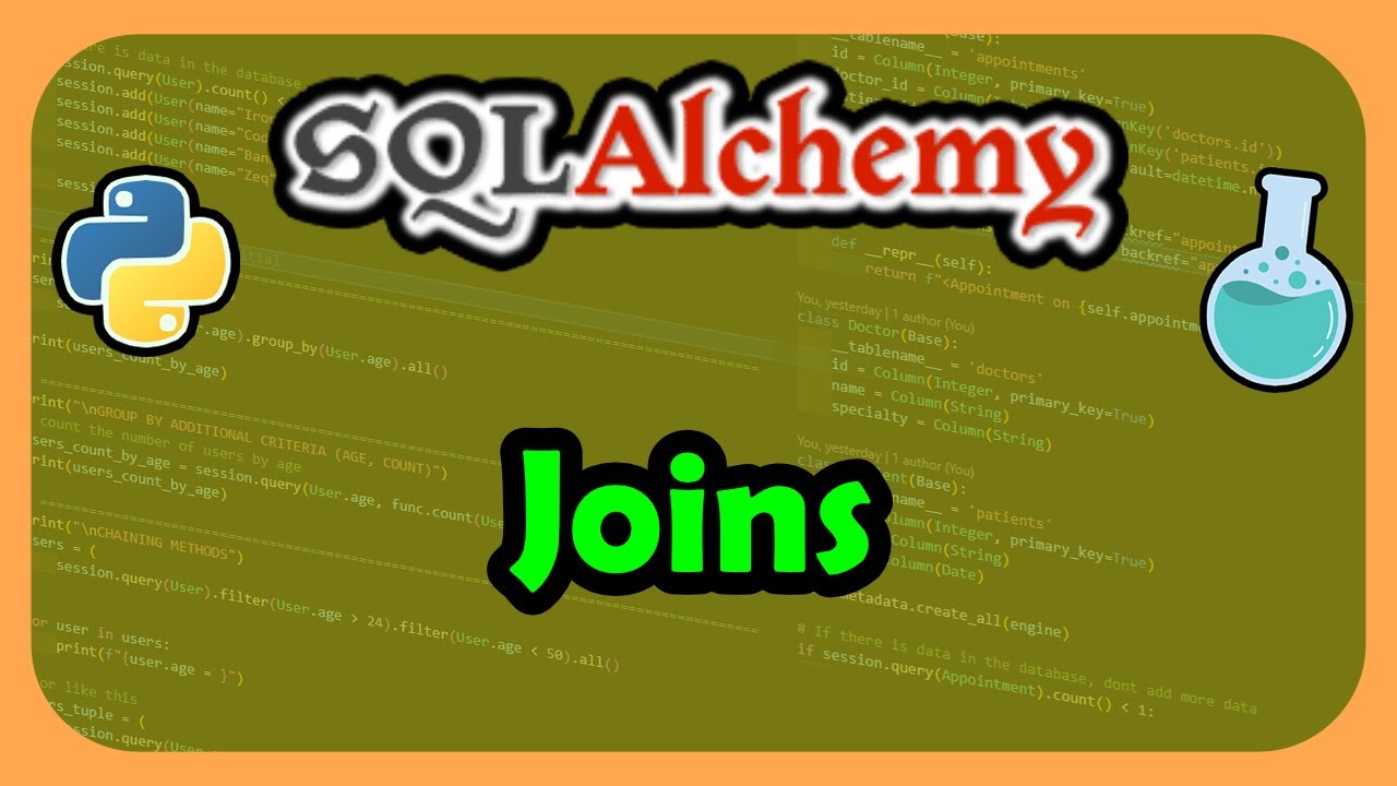 Python SQLAlchemy ORM - Types of JOINS