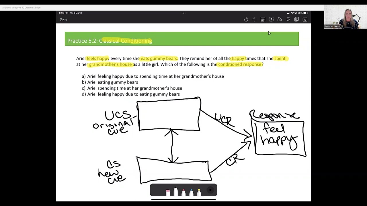 Classical Conditioning Practice Problem Walkthrough