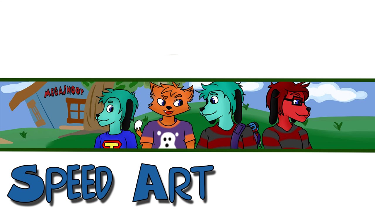 Toontown Rewritten: Speed Art - Megasnoop Banner!
