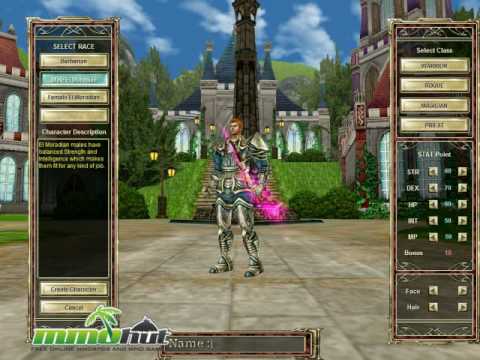 Knight Online Character Creation
