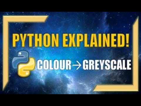 Converting An Image From Colour To Greyscale Using Python!!