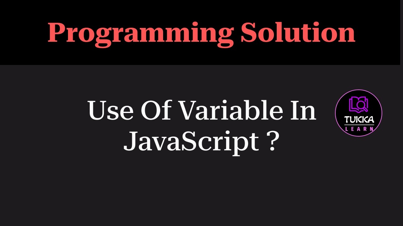JavaScript Program to Print Name and Address Using Variables | Programming Question | Tukka Learn