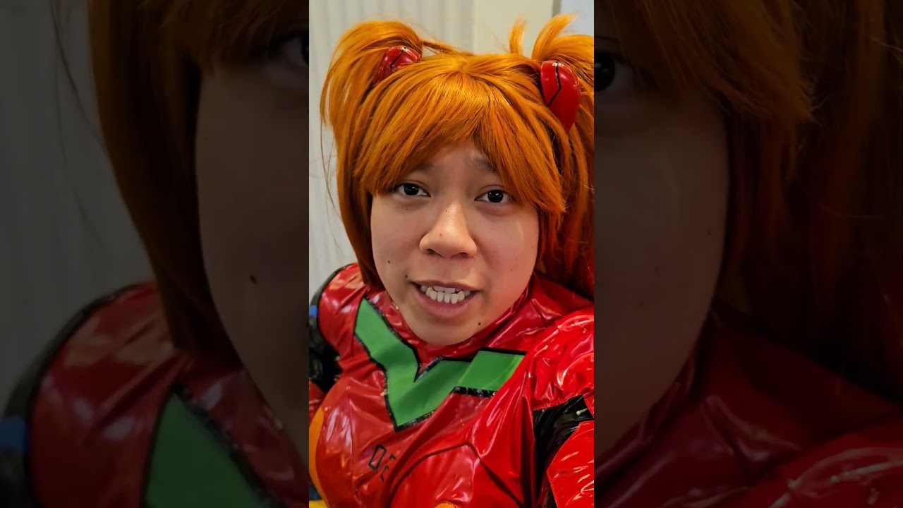 Asuka being Asuka #cosplay #evangelion #cosplaygirl #anime #animecosplay