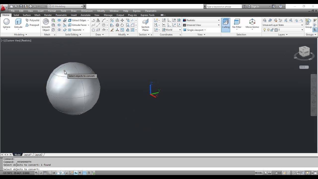 The SMOOTH OBJECT Command - AutoCAD
