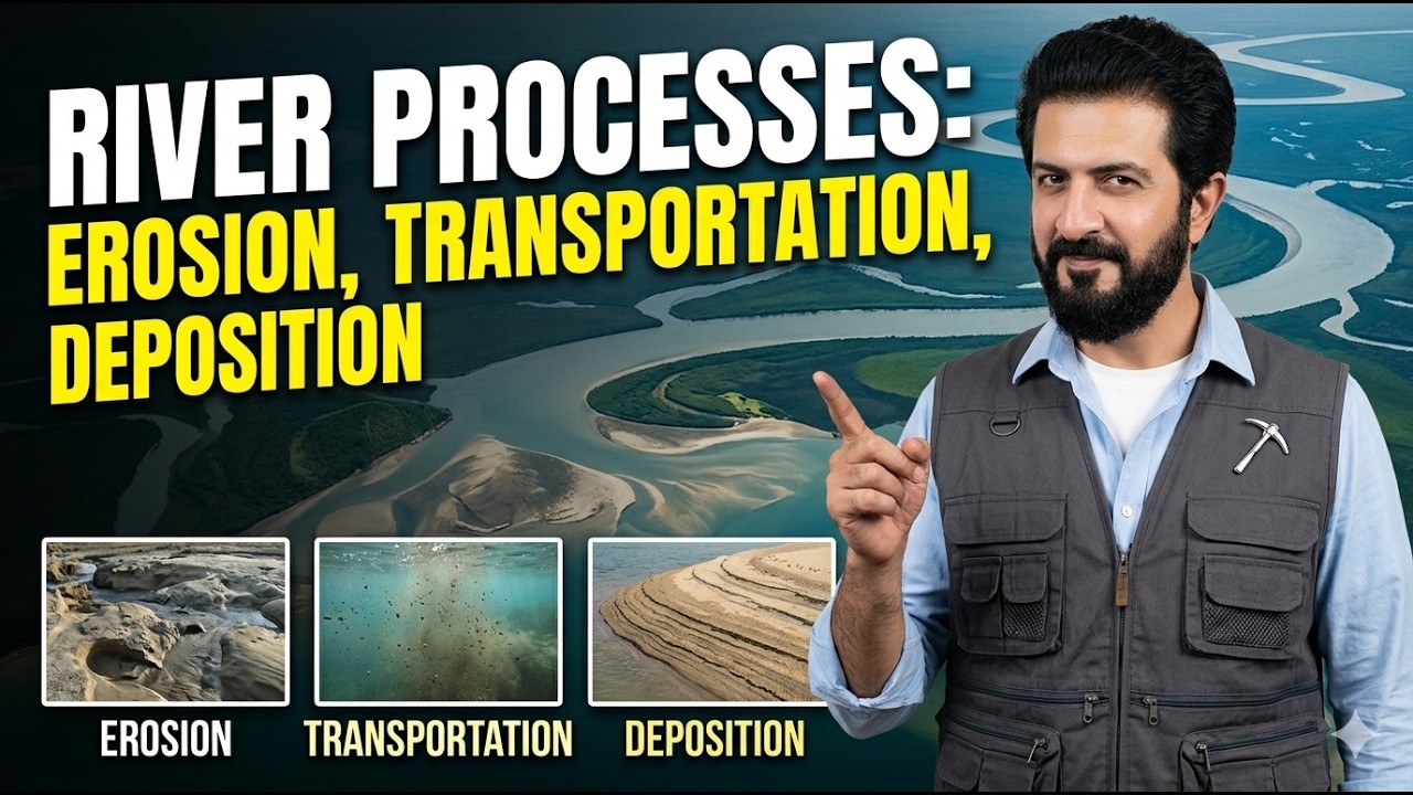 River Processes: Erosion, Transportation, Deposition | Physical Geography