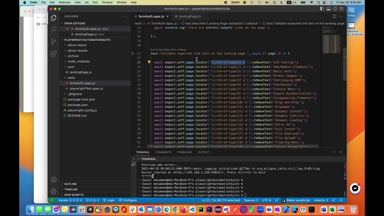 GITS-Playwright Javascript UI Automation Series-10 |Headless Mode||Page Object Model |Organize Tests