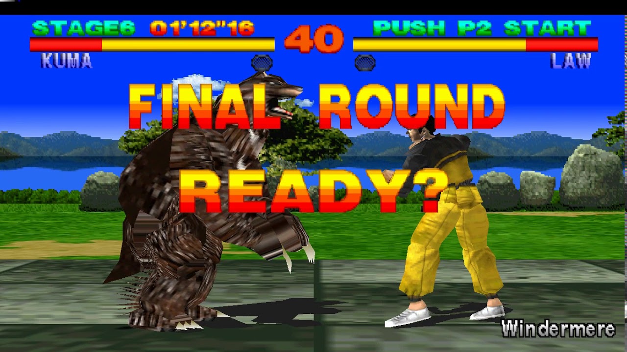 Tekken 1 - Kuma I Arcade Playthrough