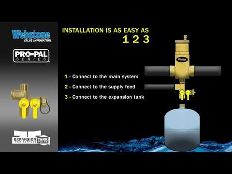 Pro Pal Series Expansion Tank Pro Service Valve 1080p