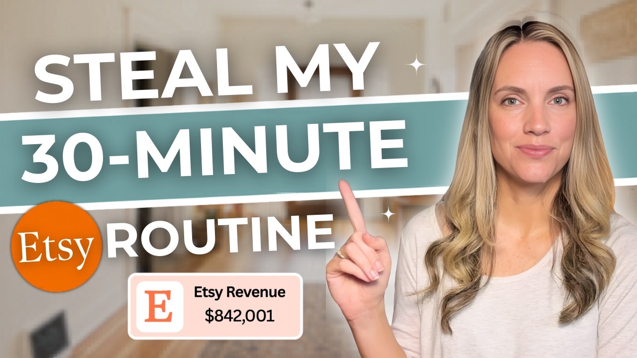 You Don't Need Hours to Build a 6-Figure Etsy Print-on-Demand Shop