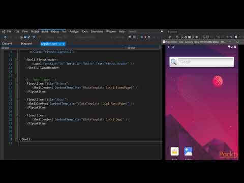 Learn Cross Platform Development with Xamarin Forms Flyouts and Tabs | packtpub com - Mind Luster