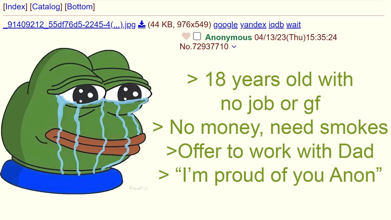 4Chan r/Greentext - Anon Becomes A Carpenter For Smokes