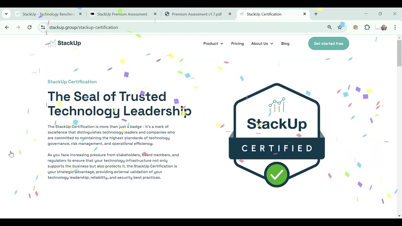 StackUp: Technology Benchmarking - How it works