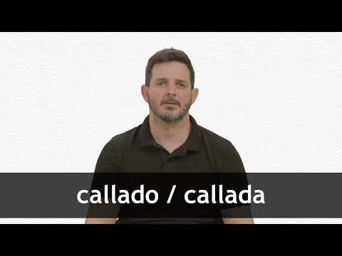 English Translation of “CALLADO” | Collins Spanish-English Dictionary