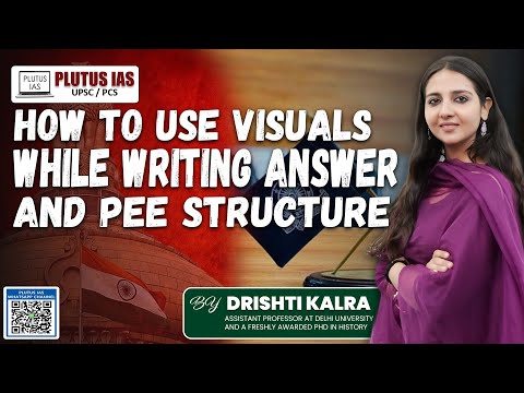 How to Use Visuals in UPSC Mains Answers | PEE Structure Explained by Drishti Kalra