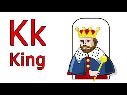 k Words in English, Words that start with letter K, Learn words that start with K in English