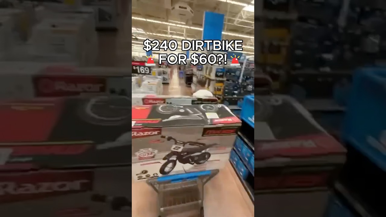 $240 DIRTBIKE FOR $60 AT WALMART?!