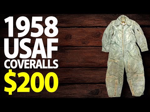 $200 | USAF 1958 Flying Coveralls CWU-I/P Medium Regular | Vintage | Military Antiques Toronto