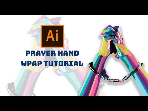 Prayer hand WPAP TUTORIAL