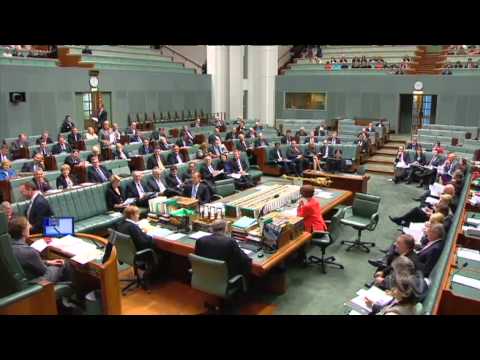 Tony Abbott thrown out of Question Time