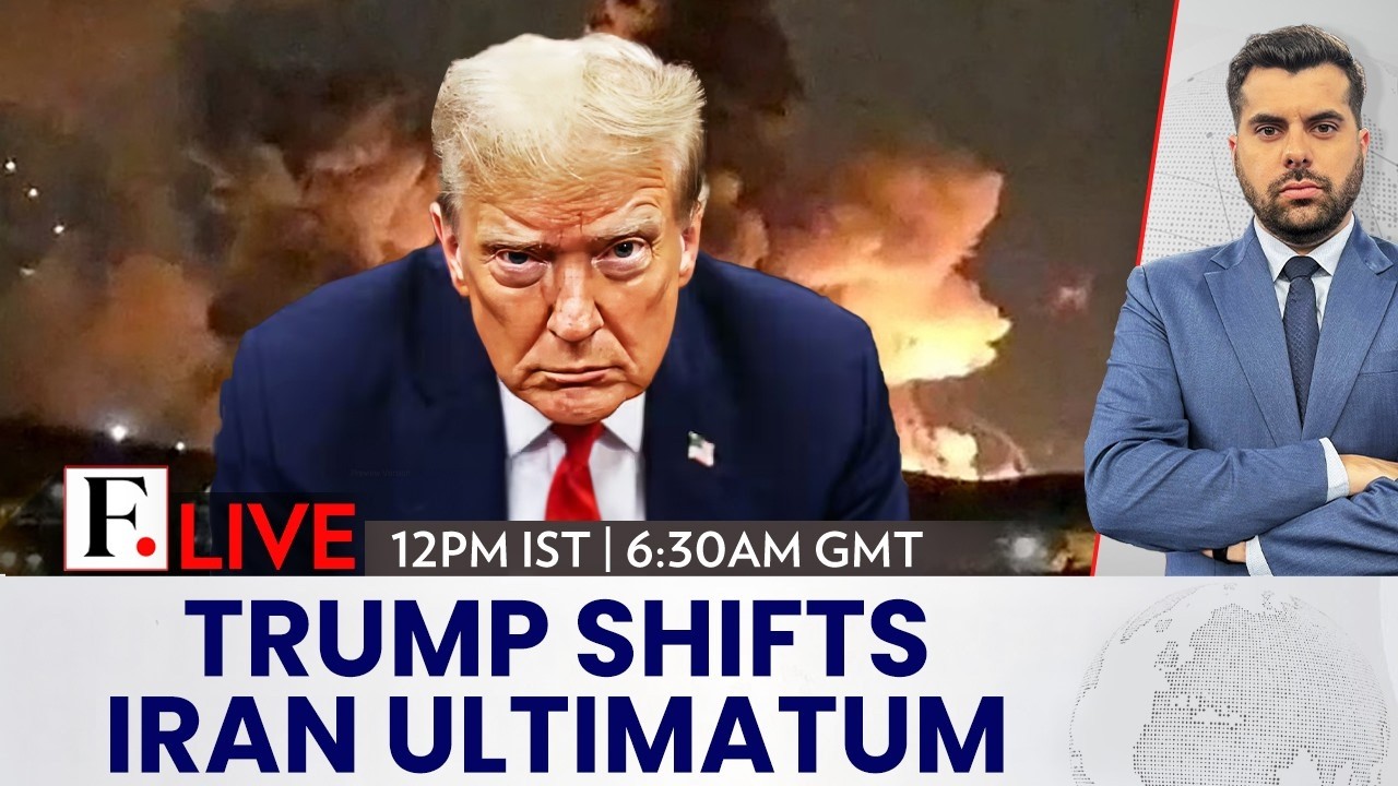 Firstpost LIVE: Trump's Deadline on Iran Energy Site Strikes Shift Again Amid Hormuz Blockade | N18G