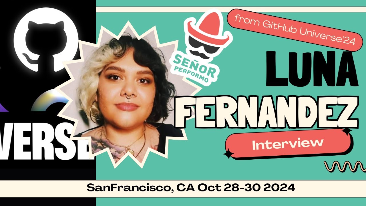 Chatting with Luna Fernandez at GitHub Universe 2024