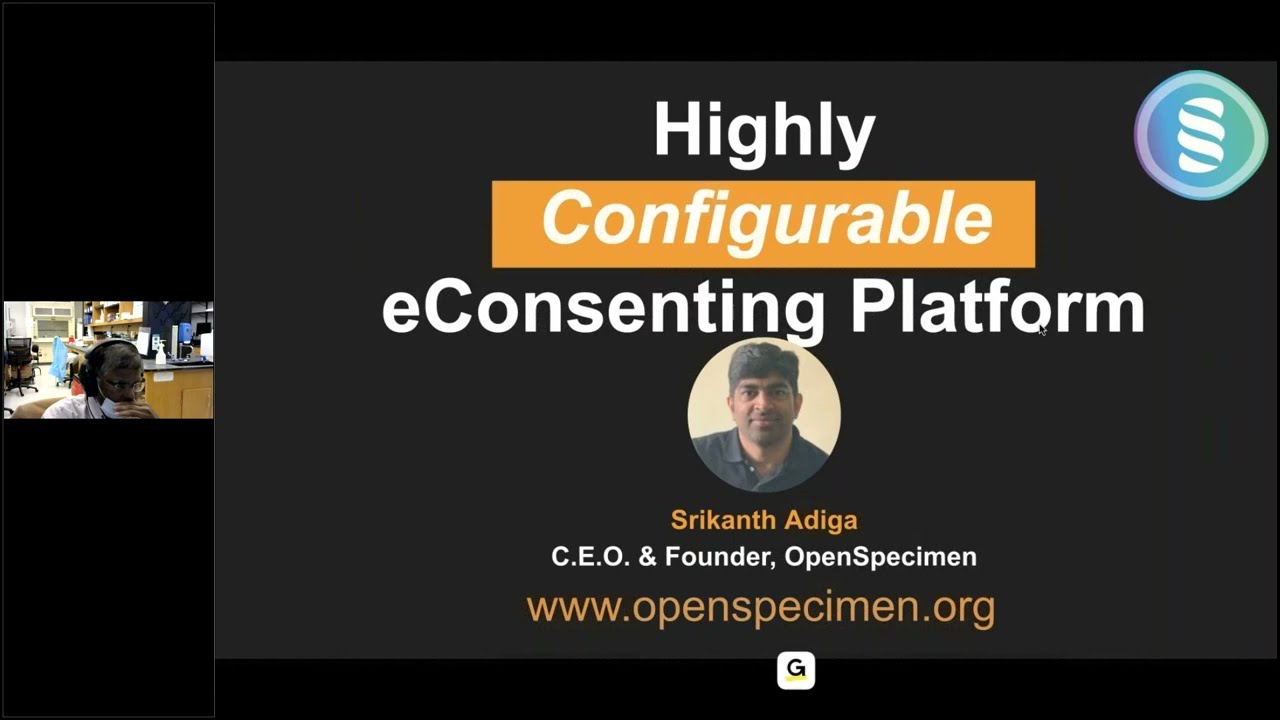OpenSpecimen Webinar: OpenSpecimen eConsents Application