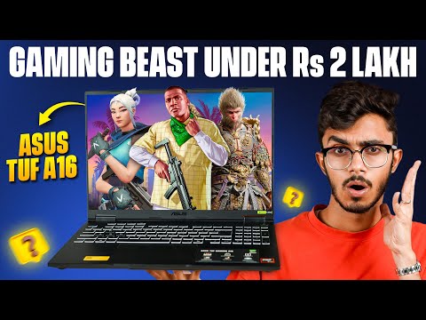 ASUS TUF A16 (2025) gaming review: Best gaming BEAST Under Rs 2Lakh? | Ryzen 9 + RTX 5070 Tested! 🔥