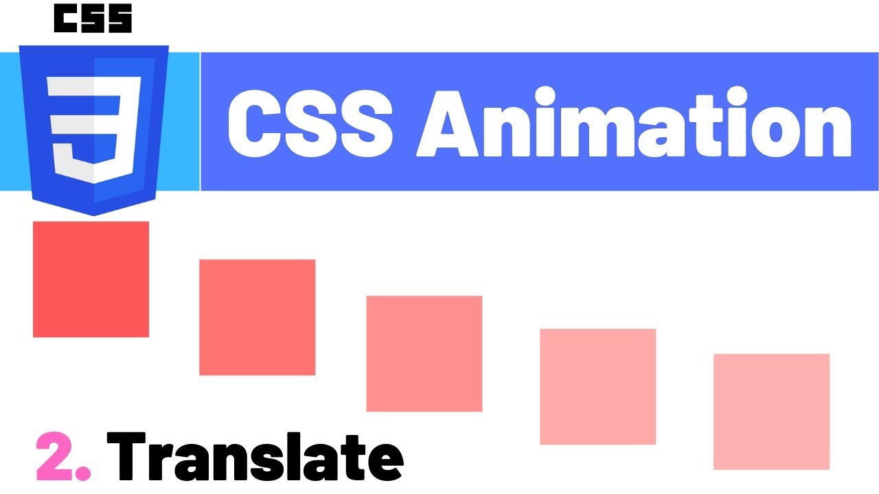 CSS Animation Tutorial - Translate Property