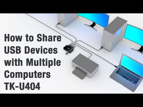 How to Share USB Devices with Multiple Computers - TK-U404