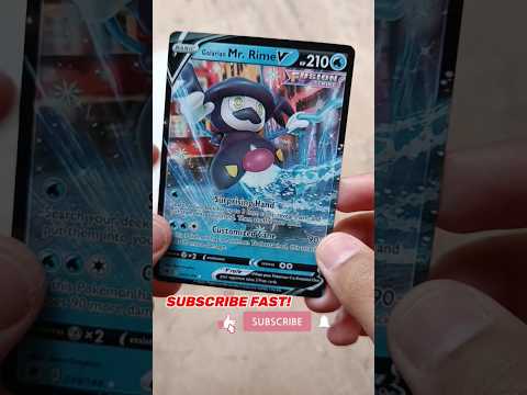 Galarian Mr. Rime V Pokémon Card | Craft with Nitish | #shorts #craftwithnitish #pokemoncards