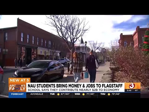 Northern Arizona University students bringing money, jobs to Flagstaff