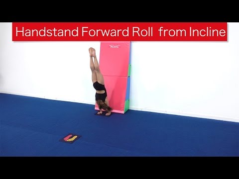 cartwheel to handstand forward roll – Gymnastics Coaching.com