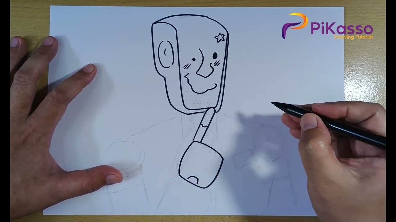How to Draw The Mitchells Pal Robot