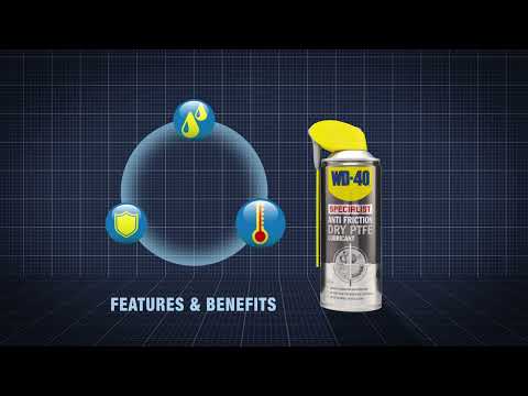 WD40 SPECIALIST Anti Friction Fast Dry PTFE Lubricant VIDEO Automotive