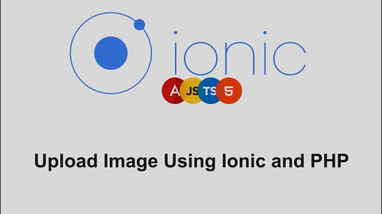 Upload Image Using Ionic and PHP