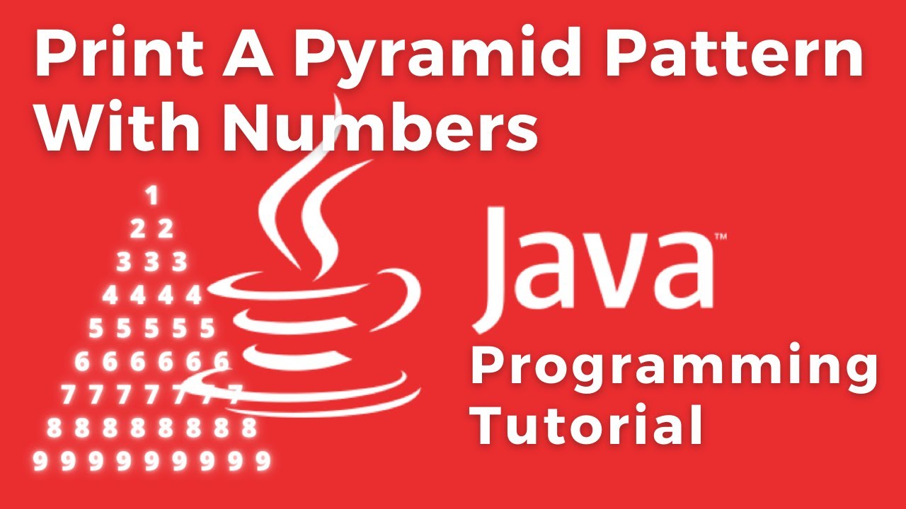 Java program - Print A Pyramid like pattern with numbers