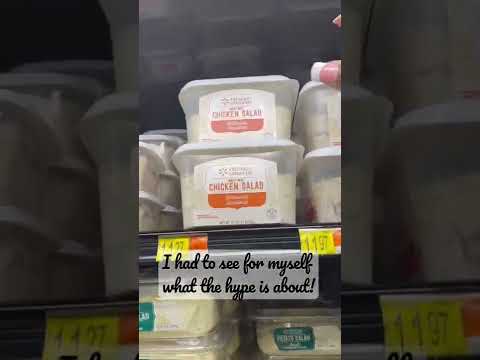 Viral Chicken Salad…. 8 out of 10 #viral #walmart #minivlog #shorts