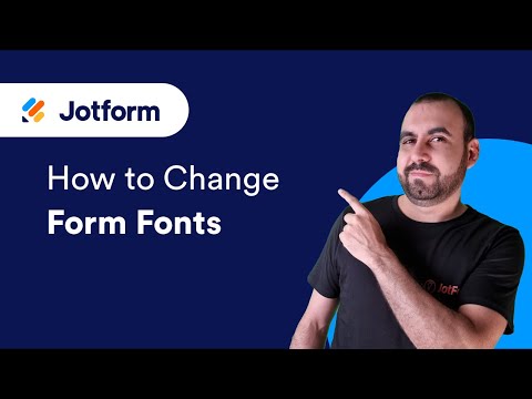 How to Change Form Fonts