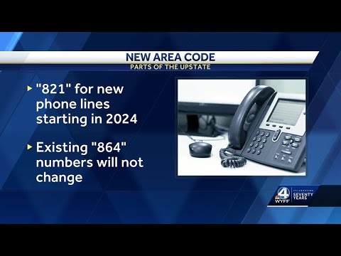 New area code coming to Upstate region of South Carolina, officials say